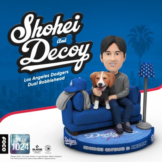 FOCO Selling Dodgers Bobblehead Of Shohei Ohtani With Dekopin